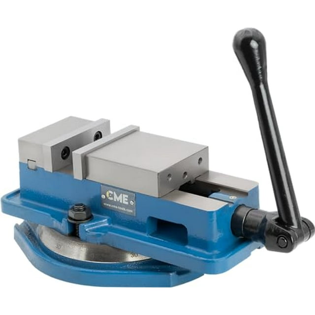 CME CNC Milling Vise with Swivel Base, Angle Lock Design, 3" Jaw Width ...