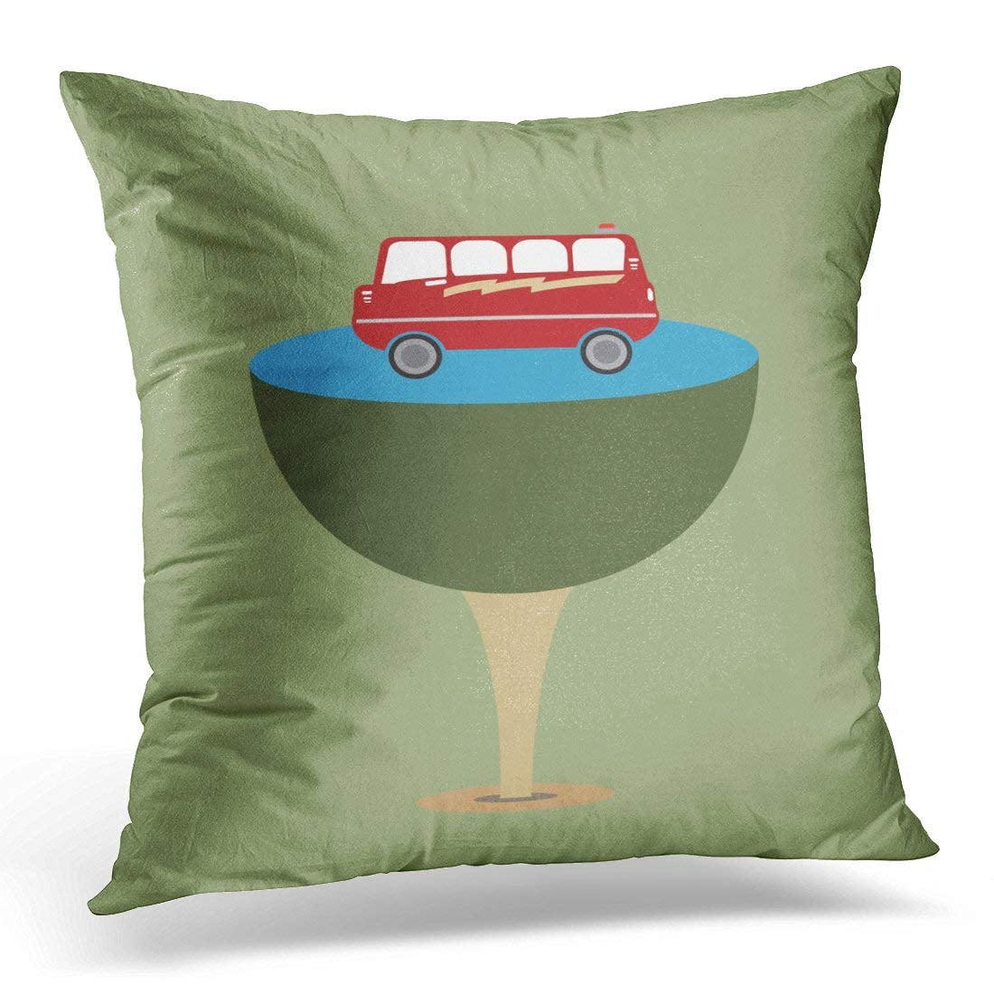 CMFUN Amphibious Amphibian Bus Land and Water Touring Boat Pillows case ...