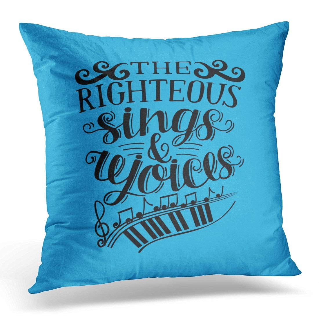 CMFUN Hand Lettering The Righteous Sings and Rejoces Made with Notes ...