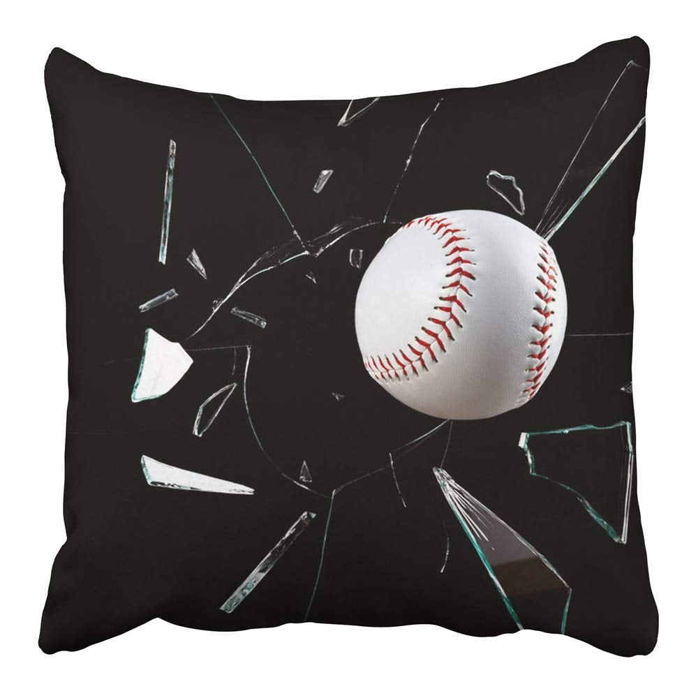 CMFUN Shattered Baseball Smashes Through Window Sending Glass Shards ...