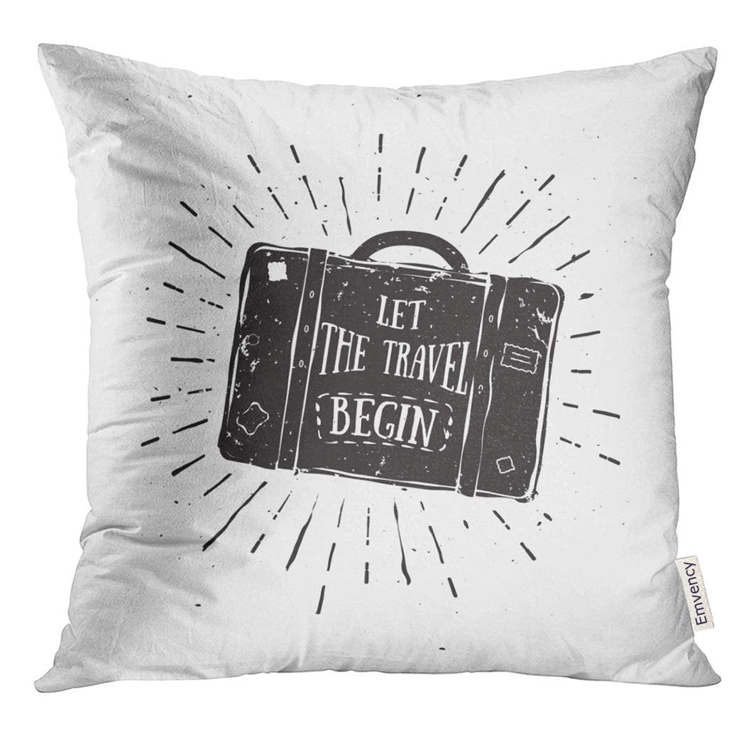 CMFUN Voyage Let The Travel Begin Motivational Quote on Suitcase ...