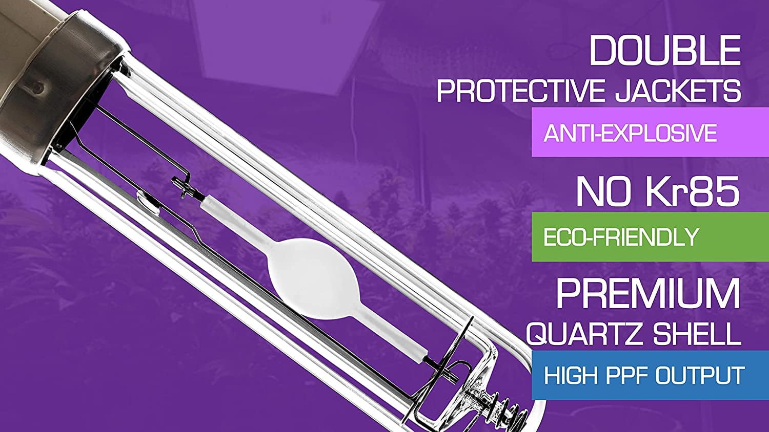 CMH 315W 3000K 625umol / 4200K 590umol Ceramic Metal Halide 4200K CDM ...