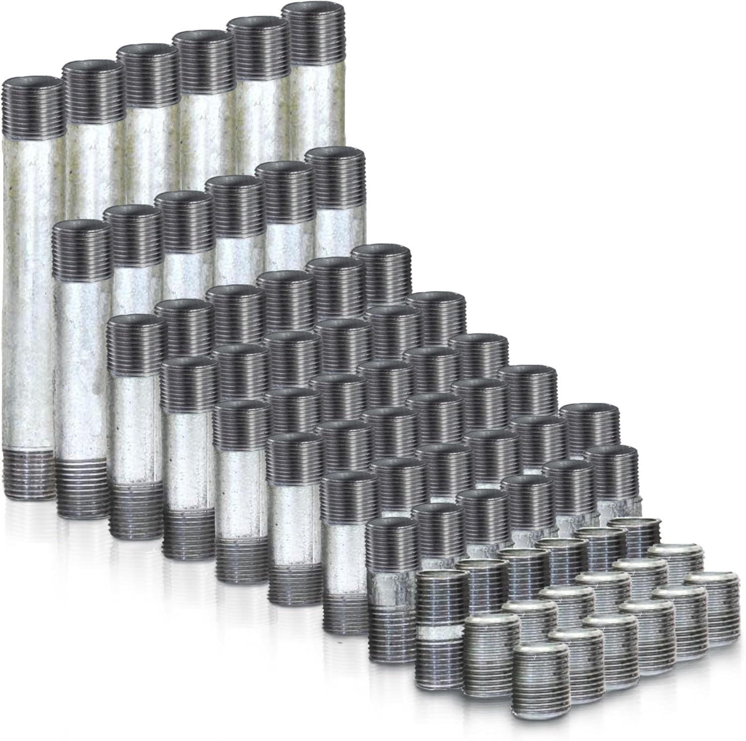 CMI Inc - 3/4 inch x 66 Industrial Steel Galvanized Pipe Assorted Pack ...