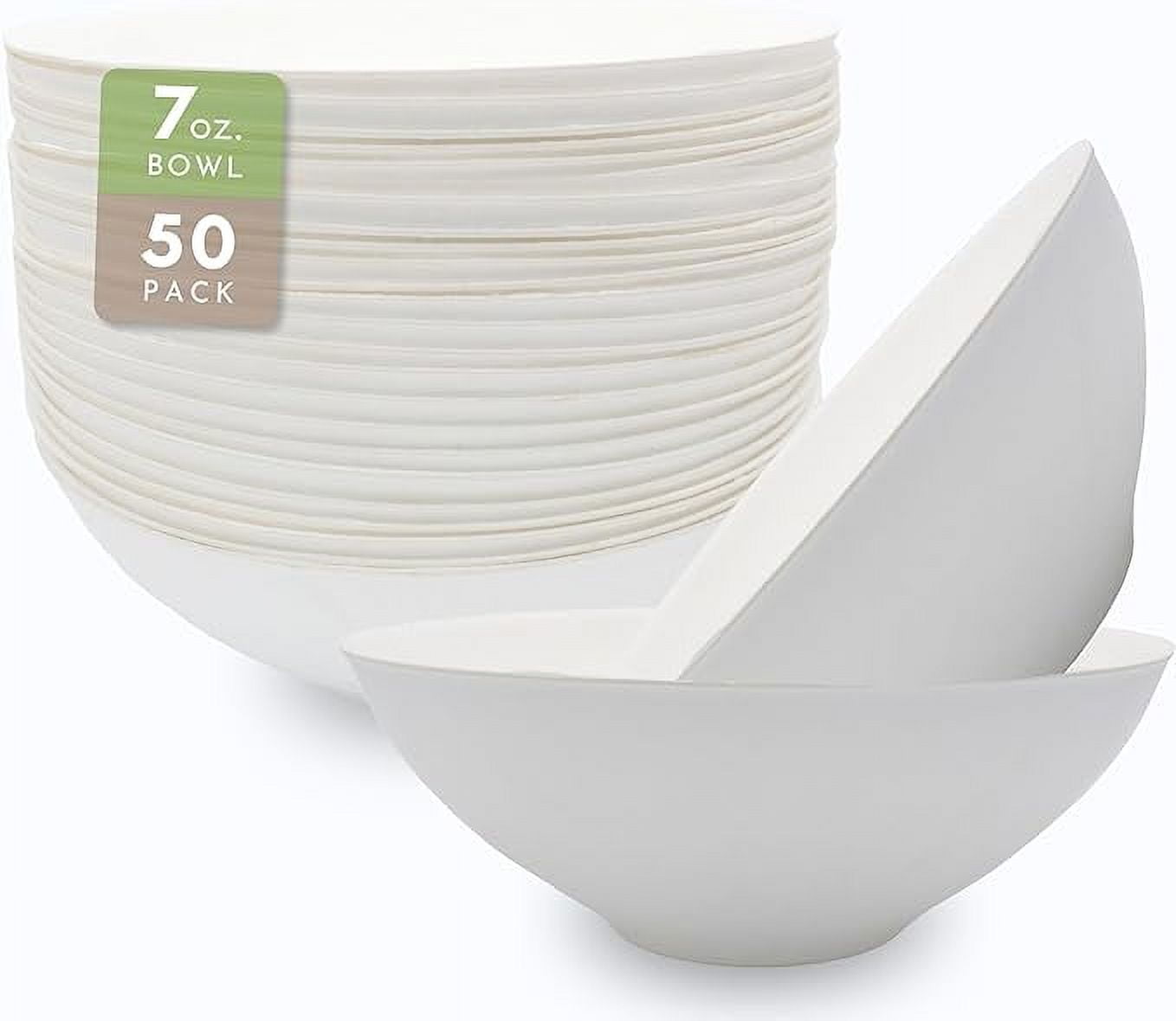CMJJ Gourmet Modern Sugarcane Small Disposable Bowls, Eco-Friendly ...