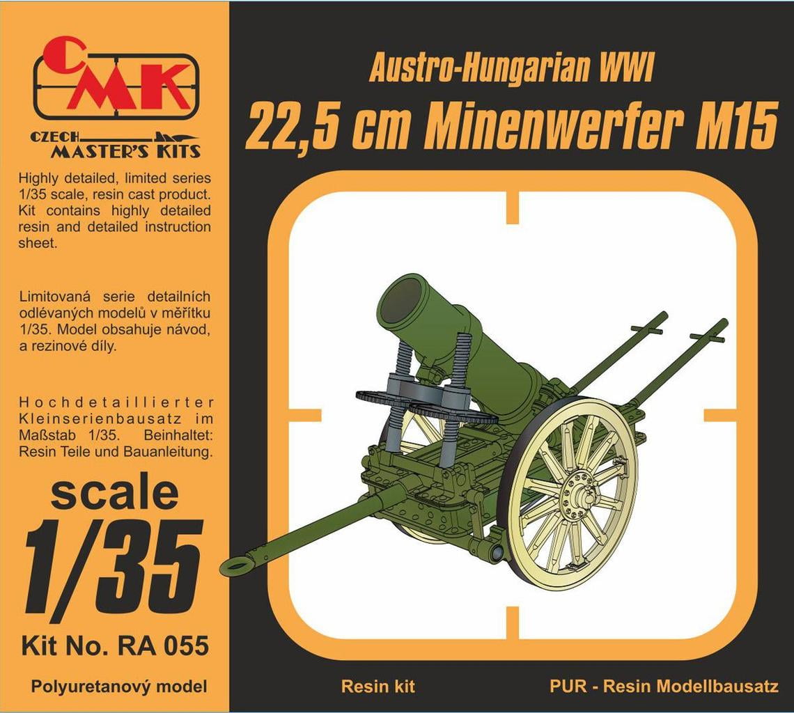 CMK 1:35 WWII German 22.5cm Minenwerfer M15 Mine Laying Rocket- Resin ...