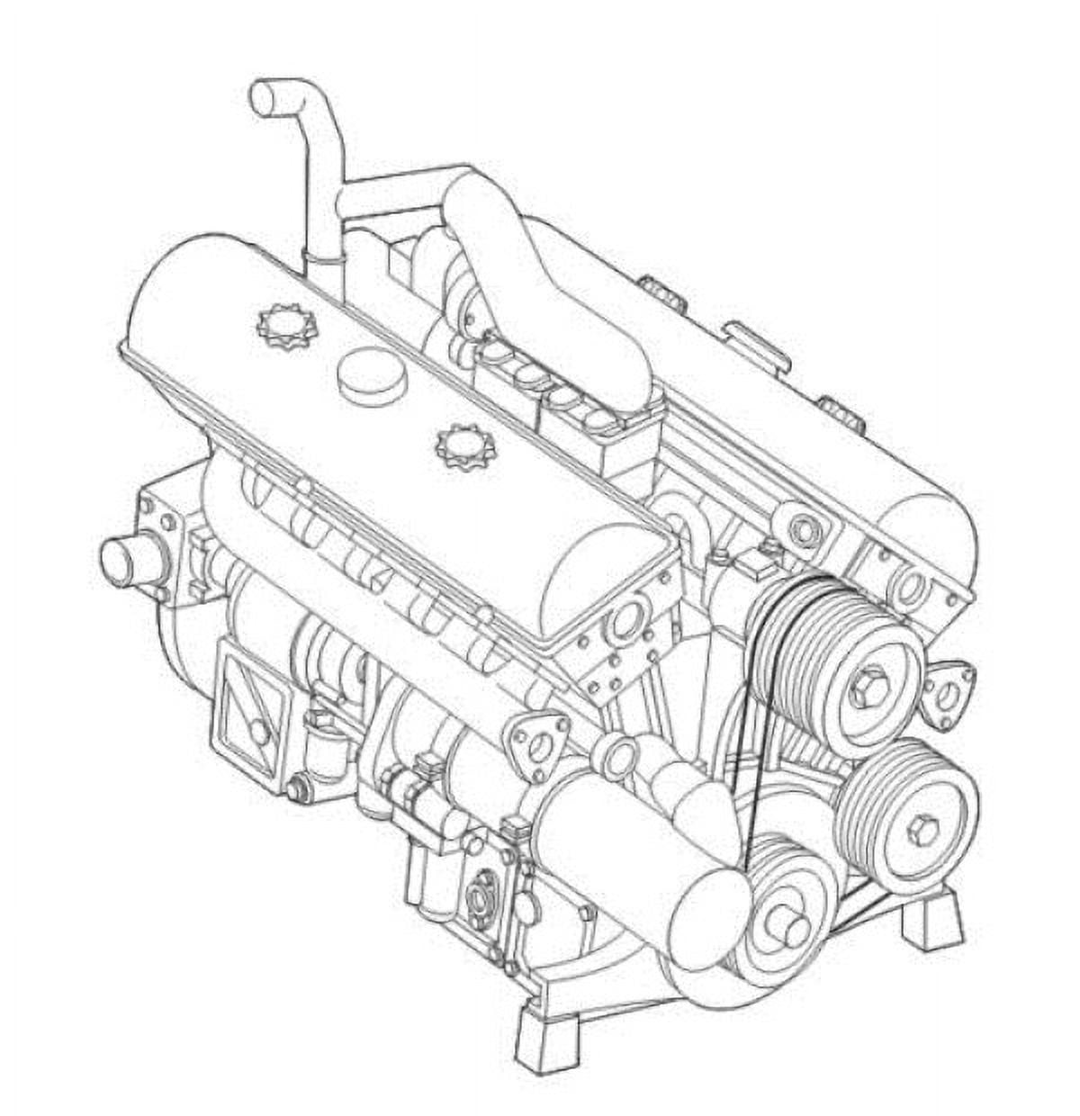 CMK 1:48 Maybach HL 120 TRM - WW II German tank engine #8047 - Walmart.com