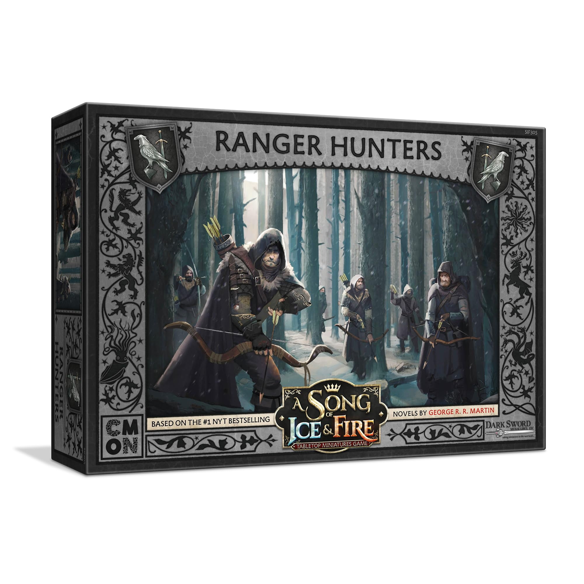 CMON A Song of AIF4 Ice and Fire Tabletop Miniatures Game Ranger Hunters Unit Box (Multilingual ...