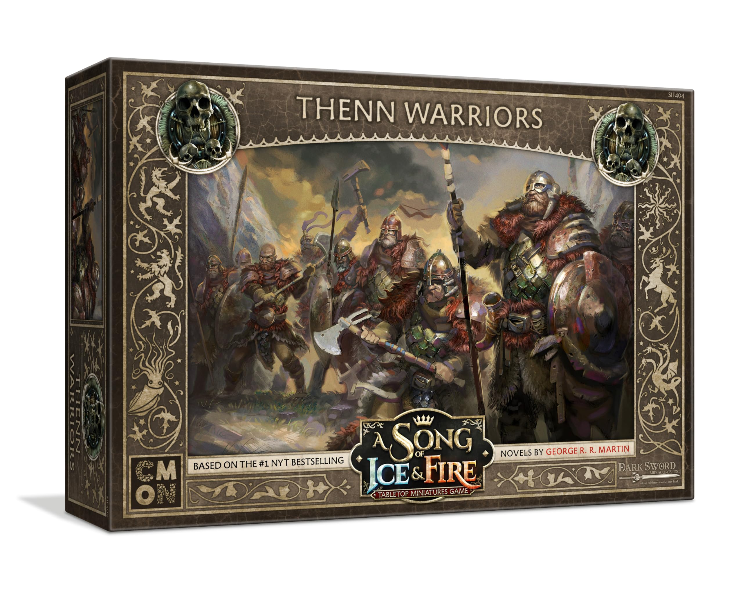 CMON A Song of Ice and Fire Tabletop Miniatures Thenn Warriors Unit Box ...