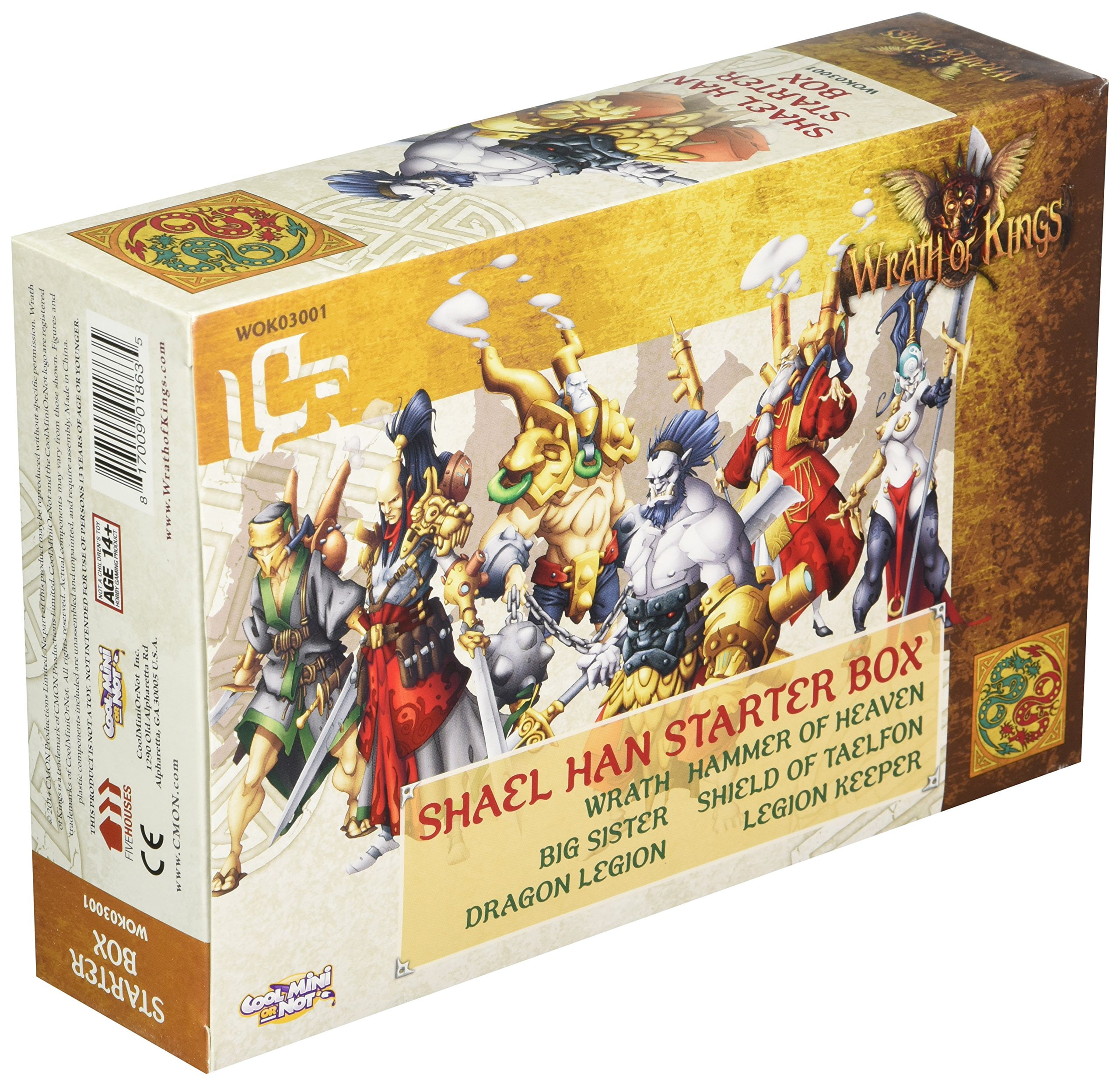 CMON Wrath of Kings: EC36 Shael Han Starter Box - Walmart.com