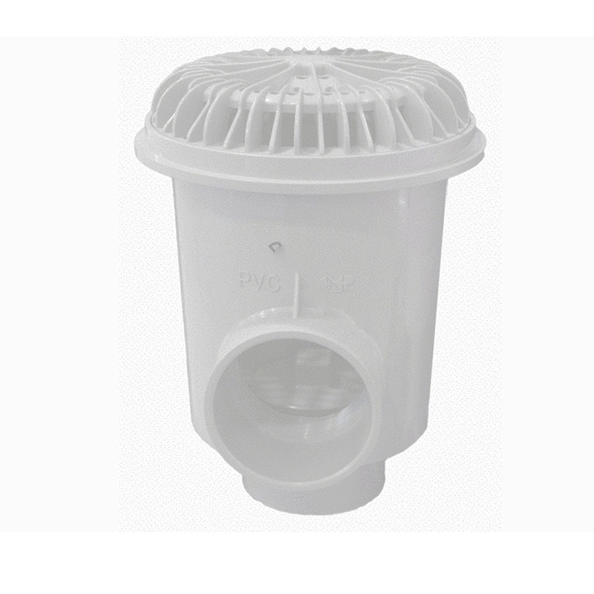 CMP 25513-300-100 3" Nova White Main Drain w/out Lid for Gunite Pools ...