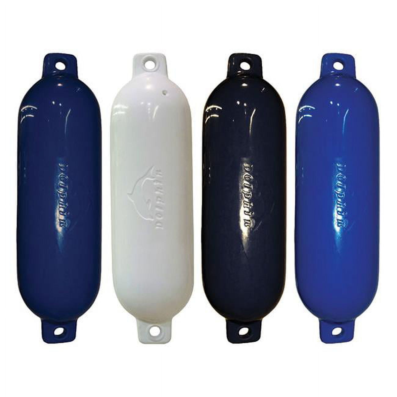 CMP DE50162F 4.5 x 16 in. Twin-Eye Smooth Boat Fender, Royal Blue ...