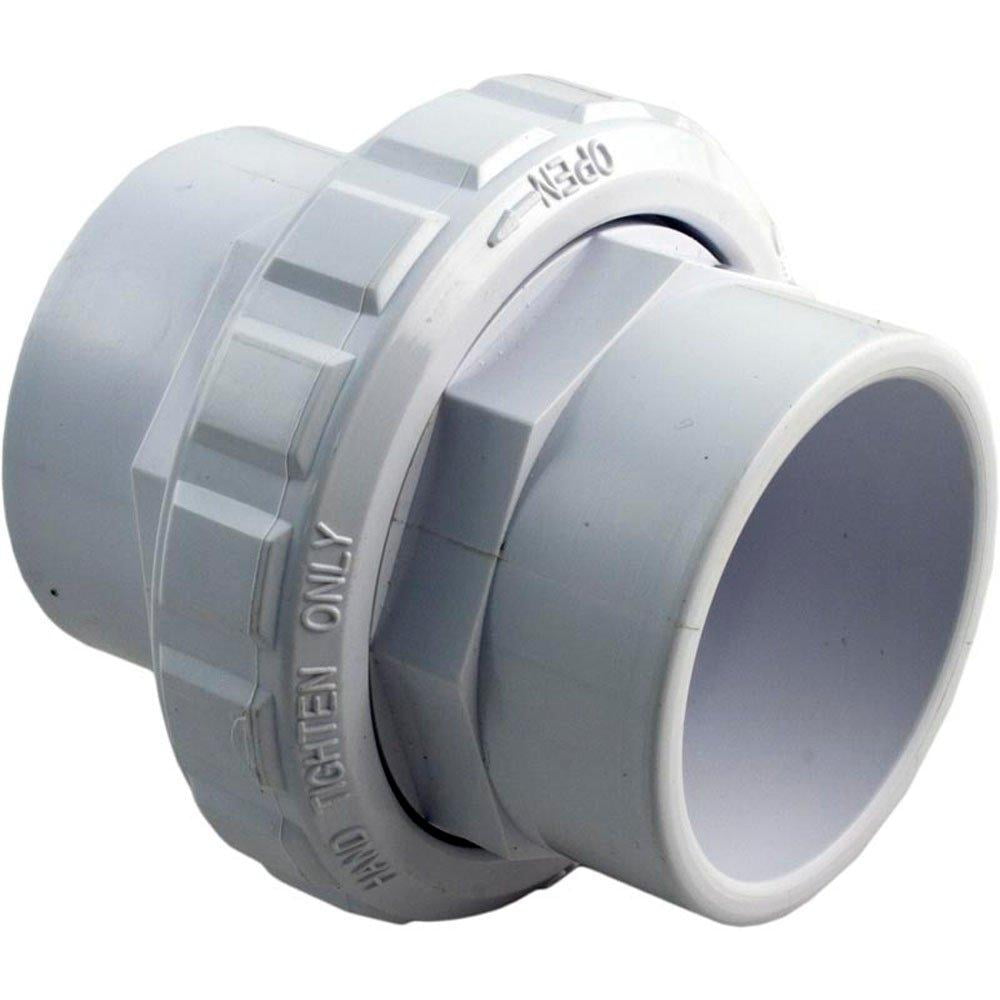 Custom Molded Products CMP Union, 2" Slip x 2" Slip, Flush 21053-200 ...