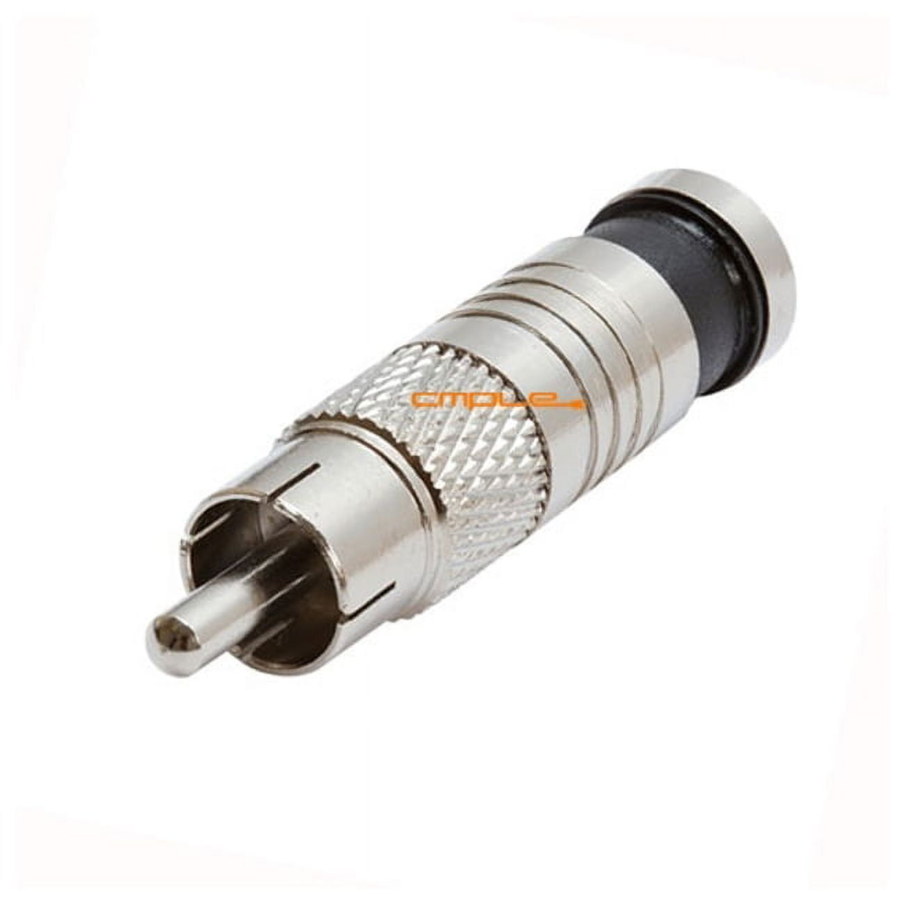 CMPLE 190-N Premium RCA Compression Connector for RG6 - Walmart.com