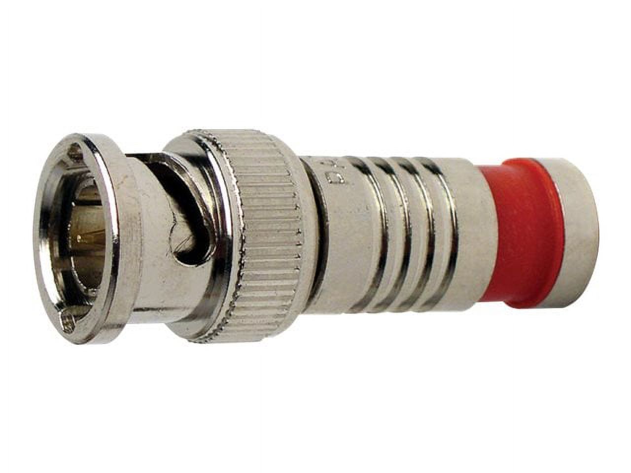 Platinum Tools 18039C SealSmart Compression BNC Connectors RG6 Cable, 6 ...