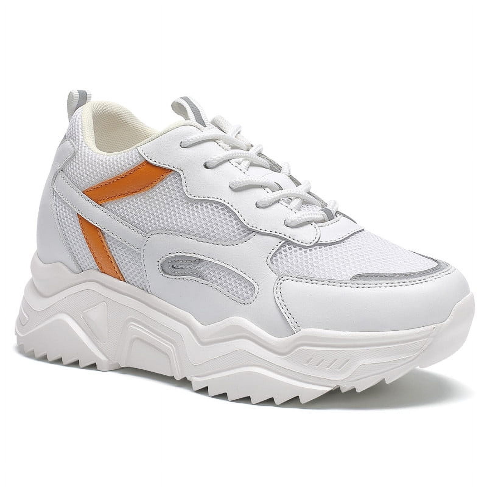 CMR CHAMARIPA Elevator Sneakers For Women - Hidden High Heel Shoes ...