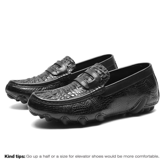 CMR CHAMARIPA High Heel Shoes For Men Crocodile Leather Height ...