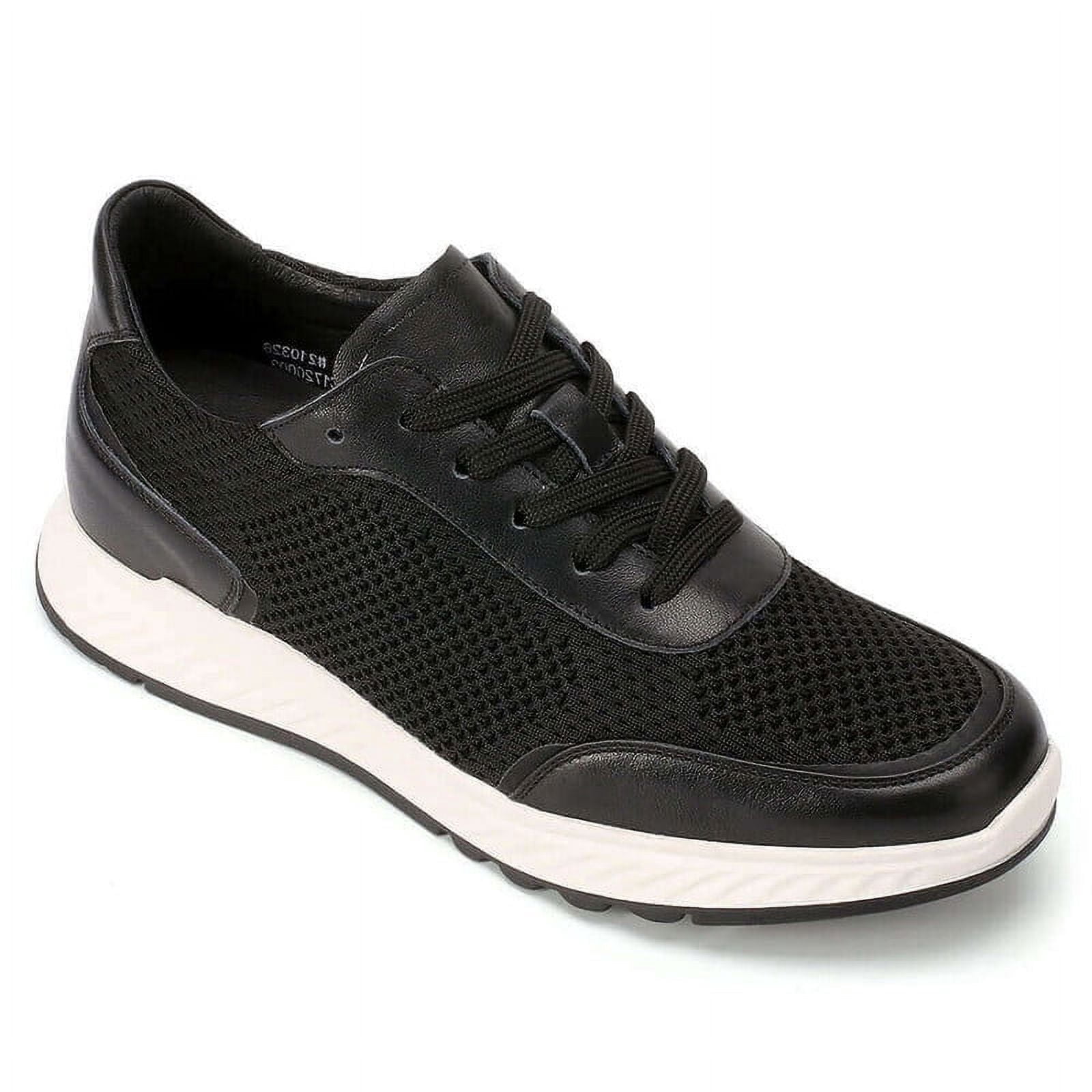 CMR CHAMARIPA Men's Elevator Shoes Black Casual Shoes For Short Men ...