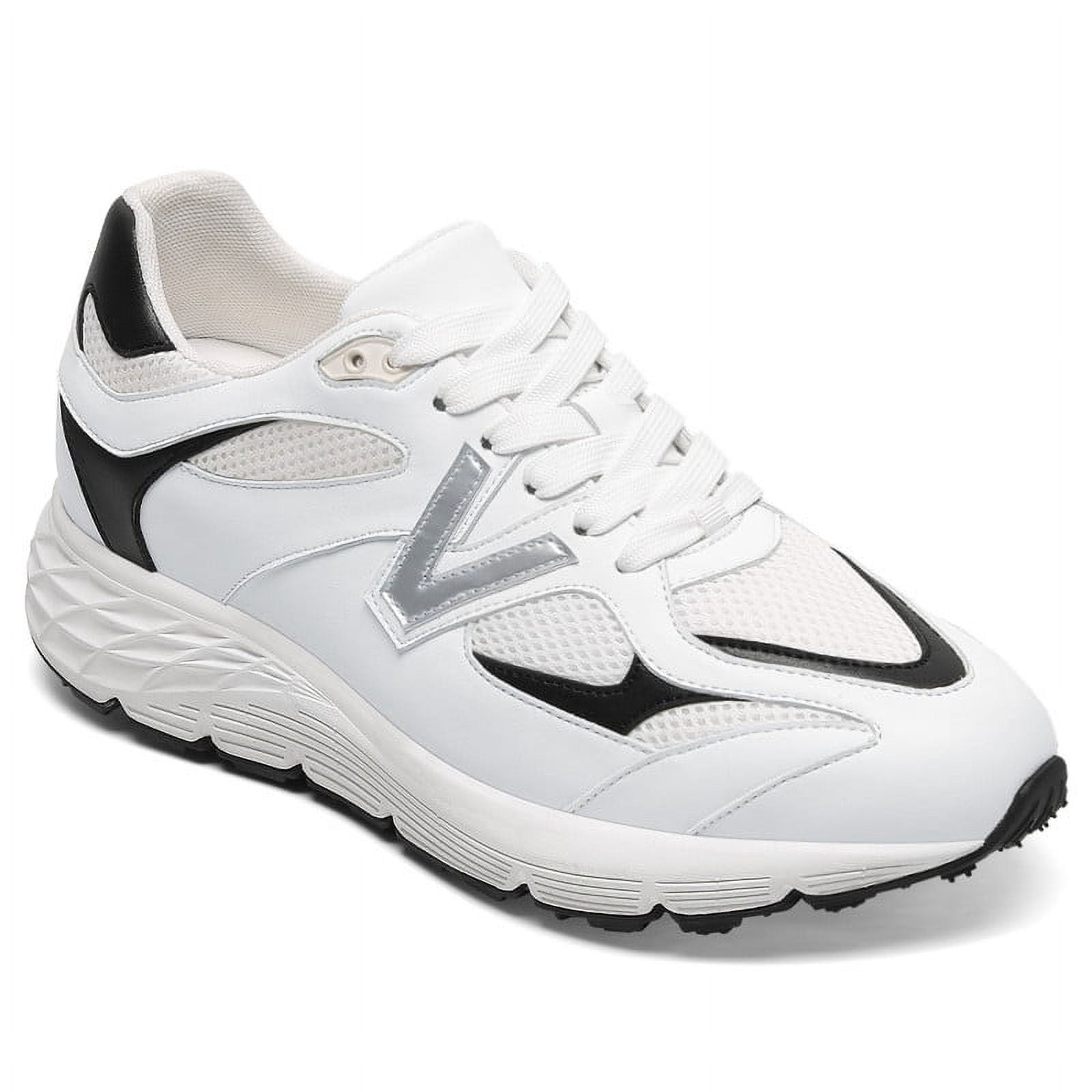 CMR CHAMARIPA Men's Elevator Sneakers - White Mesh Sneakers That Make ...
