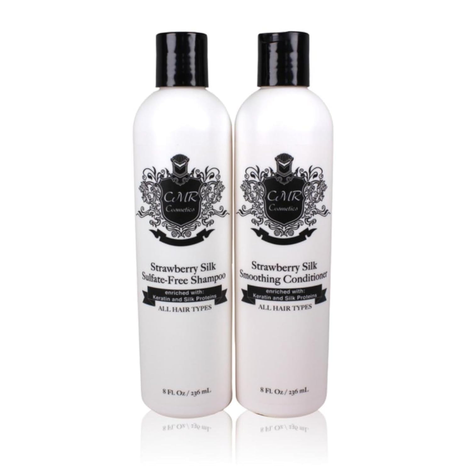 CMR Cosmetics Strawberry Silk Luxury Hair Care Kit - Sulfate-Free ...