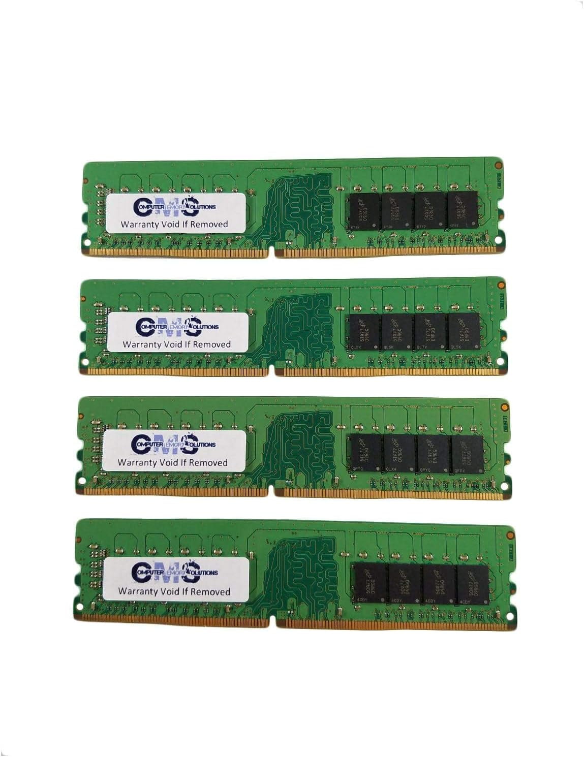 CMS 128GB (4X32GB) DDR4 21300 2666MHZ Non ECC DIMM Memory Ram Upgrade ...