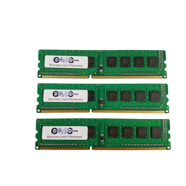 CMS 12GB (3X4GB) DDR3 10600 1333MHZ NON ECC DIMM Memory Ram Upgrade ...