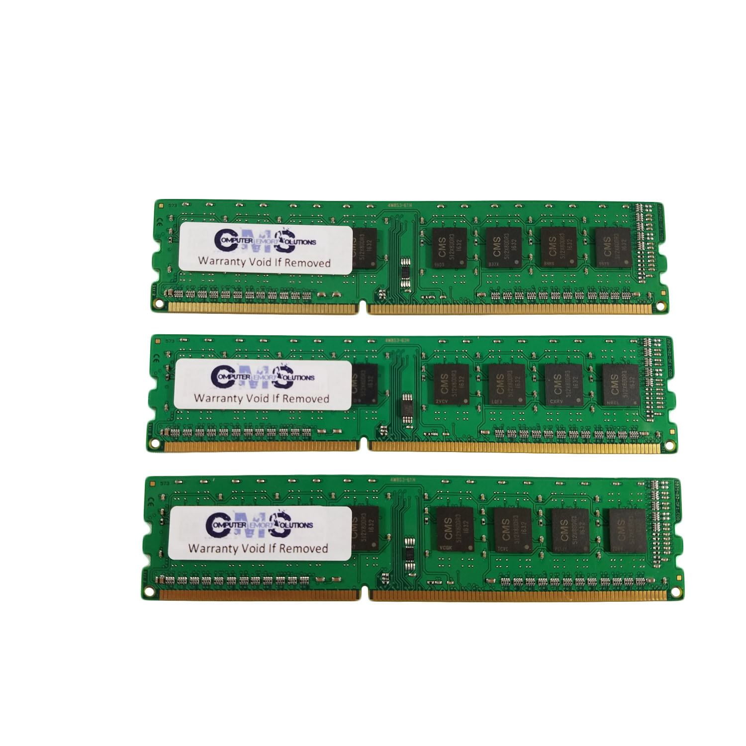 CMS 12GB (3X4GB) DDR3 8500 1066MHZ NON ECC DIMM Memory Ram Upgrade ...