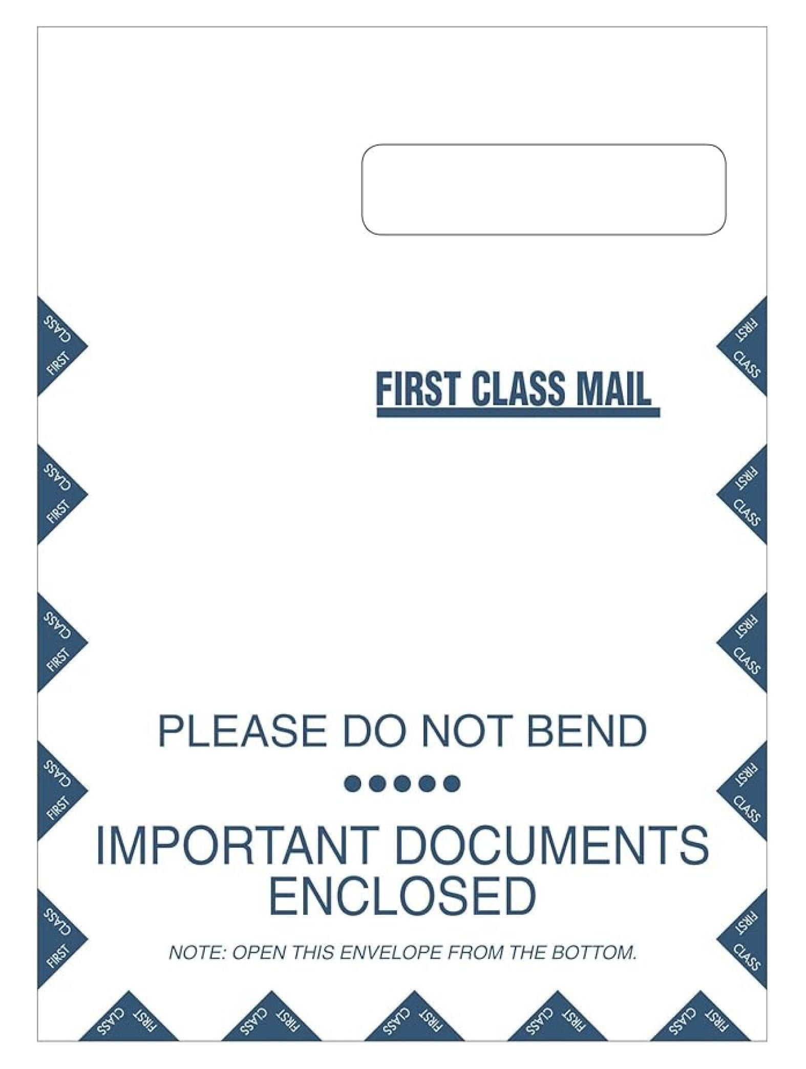 CMS 1500 Claim Form Large Envelopes | 9" x 12 1/2" | Self Seal | Case ...
