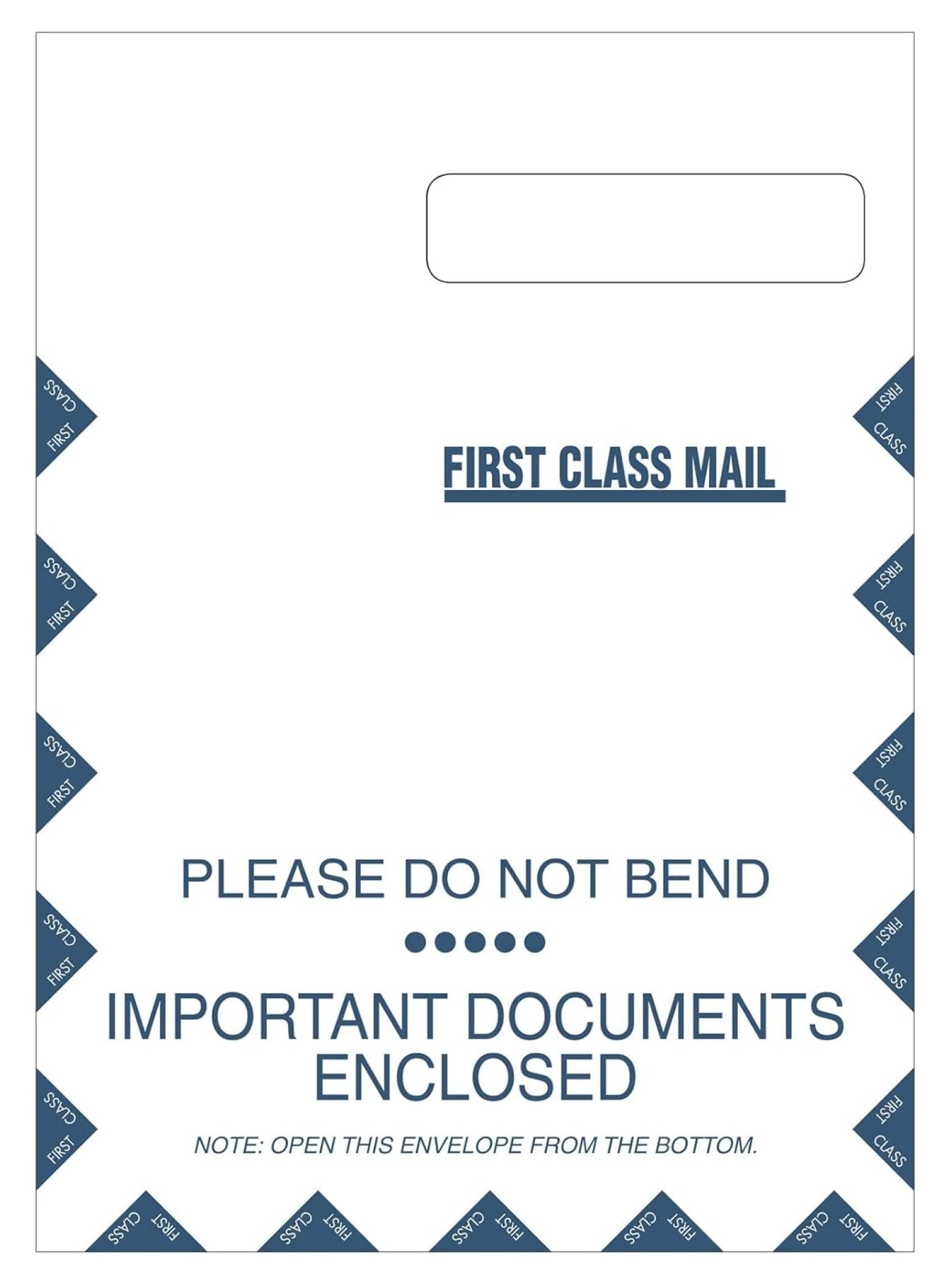 CMS 1500 Claim Form Large Envelopes | 9" x 12 1/2" | Self Seal | Case ...