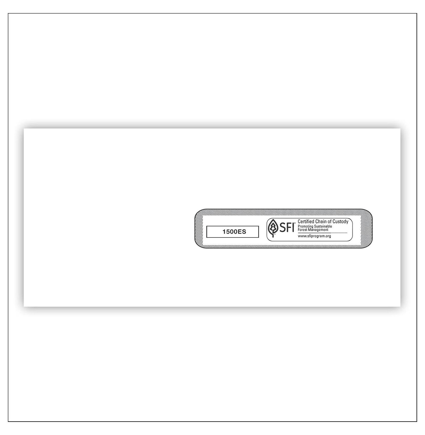 CMS-1500 Health Insurance Right Window Envelope, Self-Seal, 9.5” x 4.5 ...