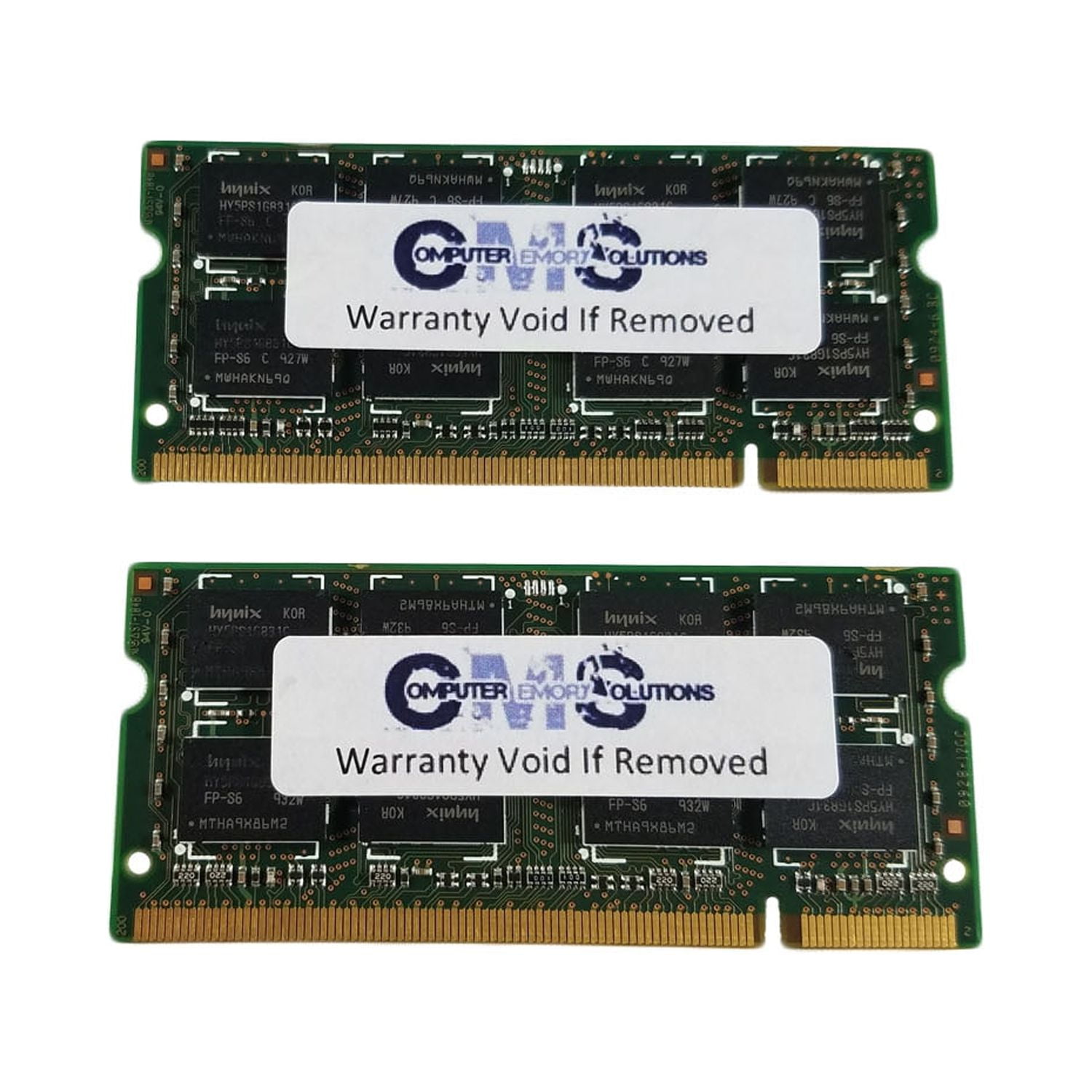 CMS 4GB (2X2GB) DDR2 6400 800MHZ NON ECC SODIMM Memory Ram Upgrade ...