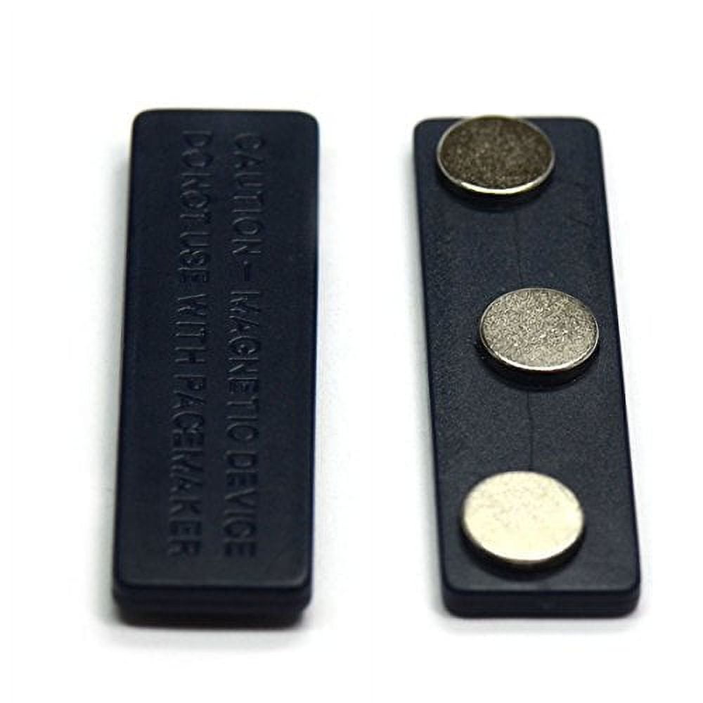 CMS Magnetics Name Badge Magnets - 100 Sets of Magnetic Name Tag ...