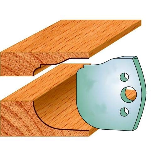 CMT 690.577 Profiled Knives for Shaper Cutters, 1-31/32-Inch Cutting ...