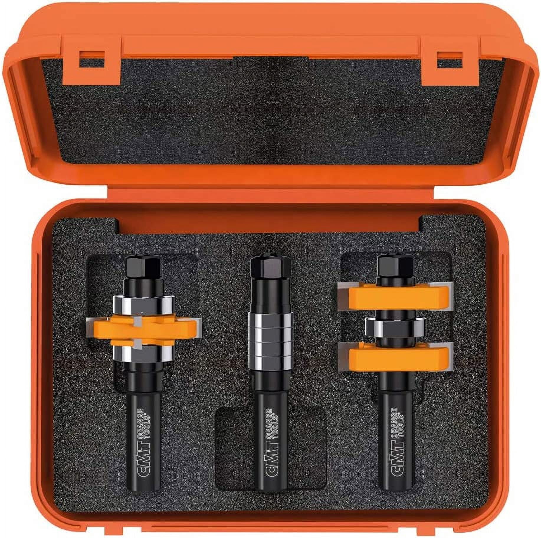 CMT 800.625.11 Adjustable Tongue and Groove Bit Set for Mission Style ...