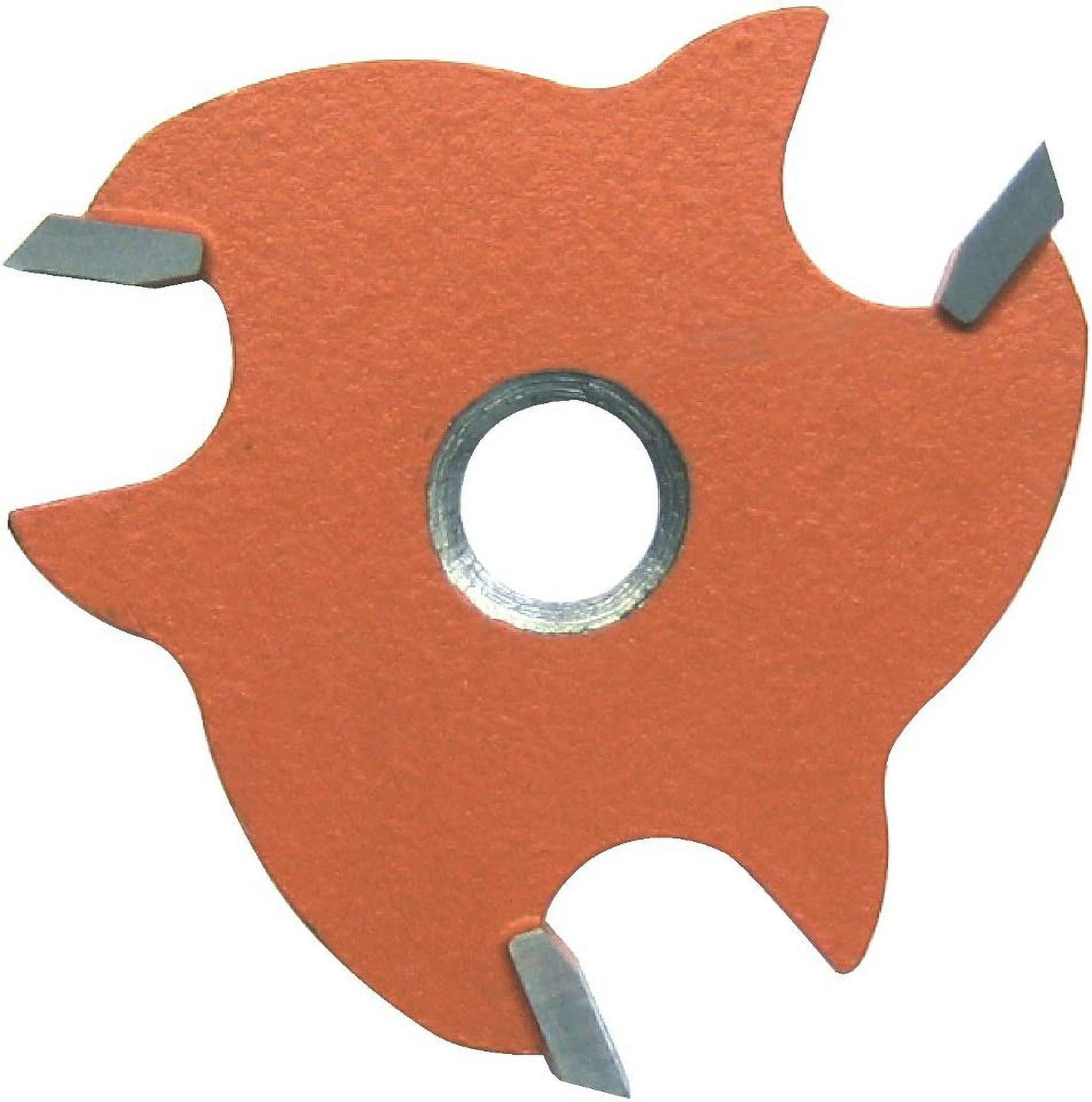 CMT 823.332.11 3-Wing Slot Cutter with 45-Degree Bore, 1/8-Inch Cutting ...