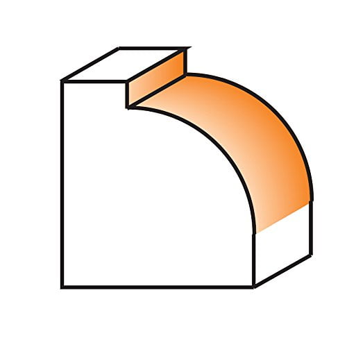 CMT 838.994.11 Roundover Bit, 1/2-Inch Shank, 1-1/4-Inch Radius ...