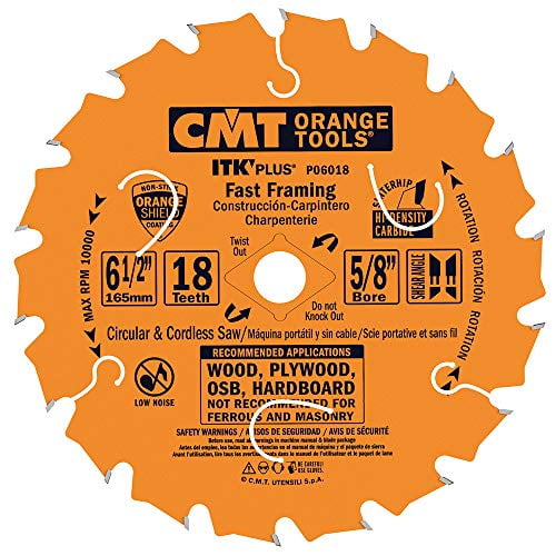CMT P06018-X10 Saw Blade cutting kit for Fast Framing Masterpack with 6 ...