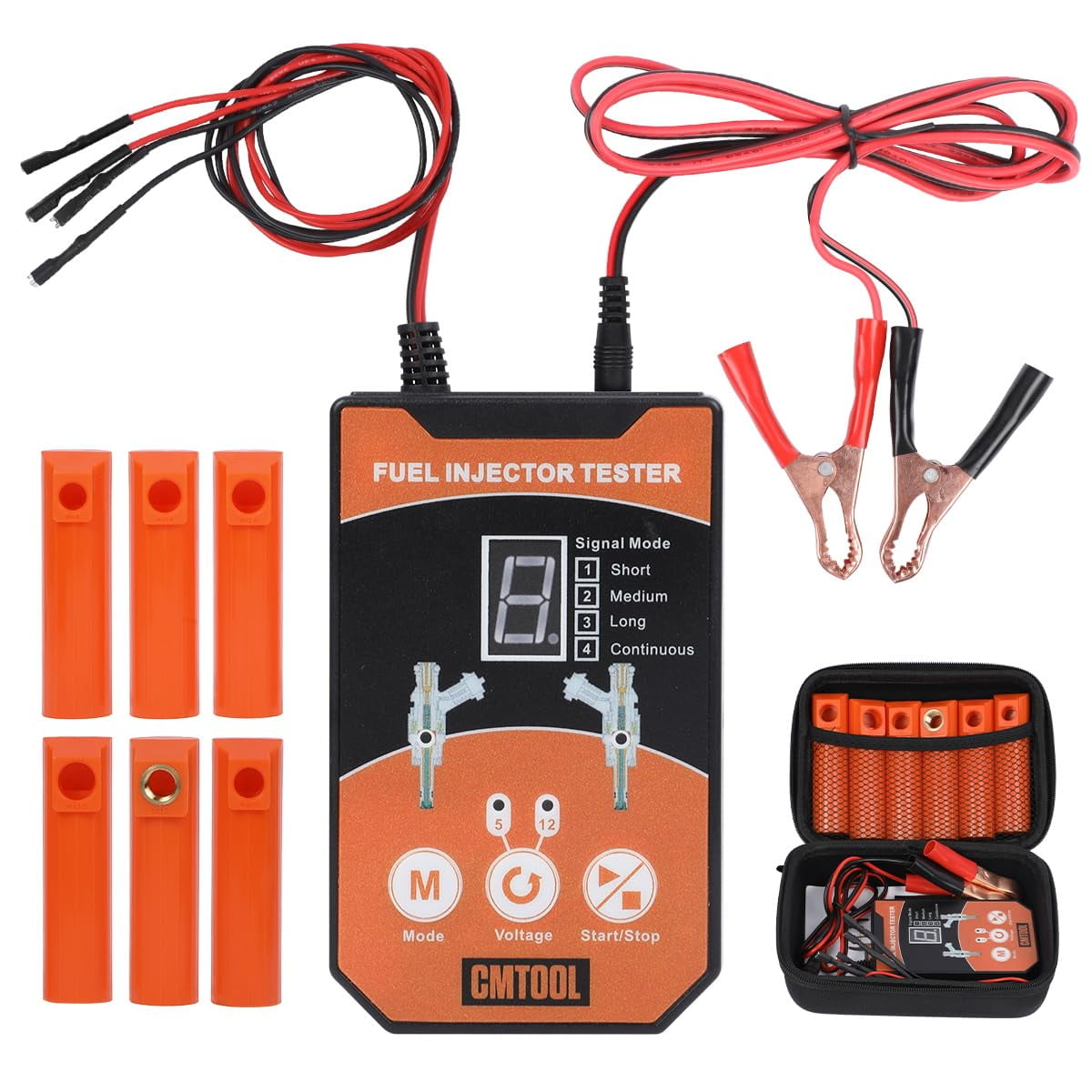 CMTOOL Fuel Injector Tester and Cleaner Tool Kit, Upgraded 6 Cleaning ...