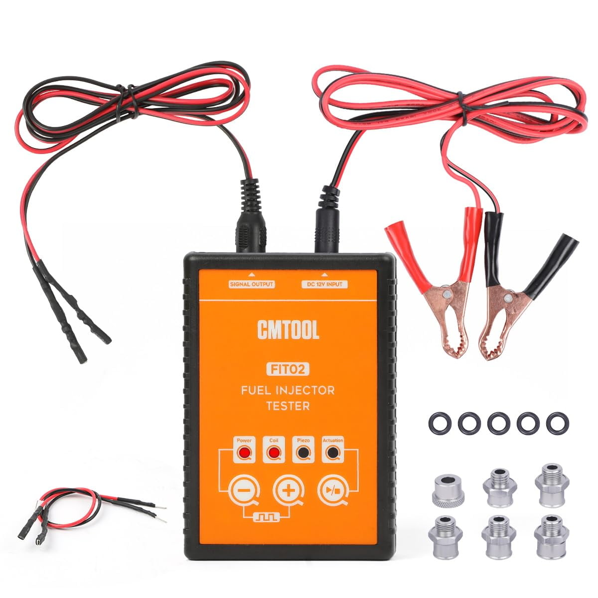 CMTOOL Fuel Injector Tester Kit, Gasoline Diesel 5V 12V 24V 70V 120V ...