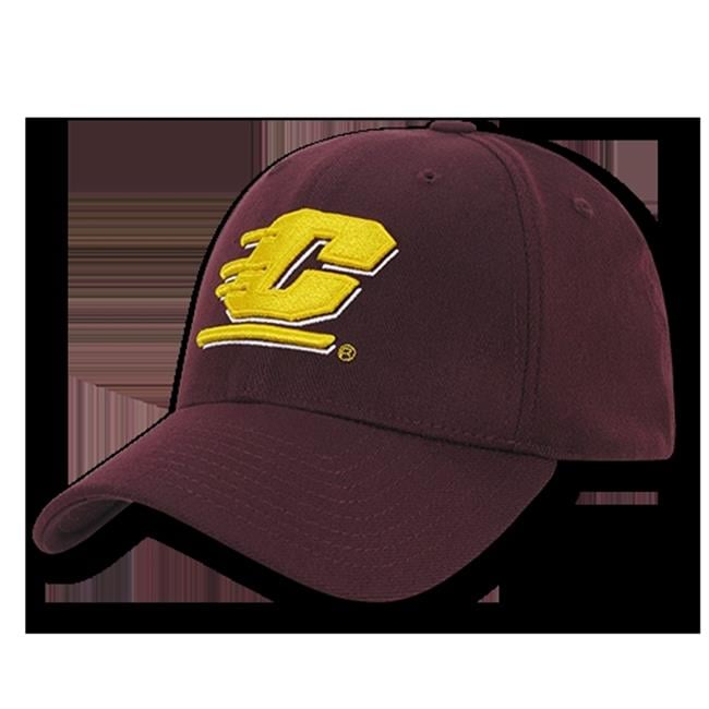 CMU Low Constructed Flex Acrylic Cap, Maroon - Walmart.com