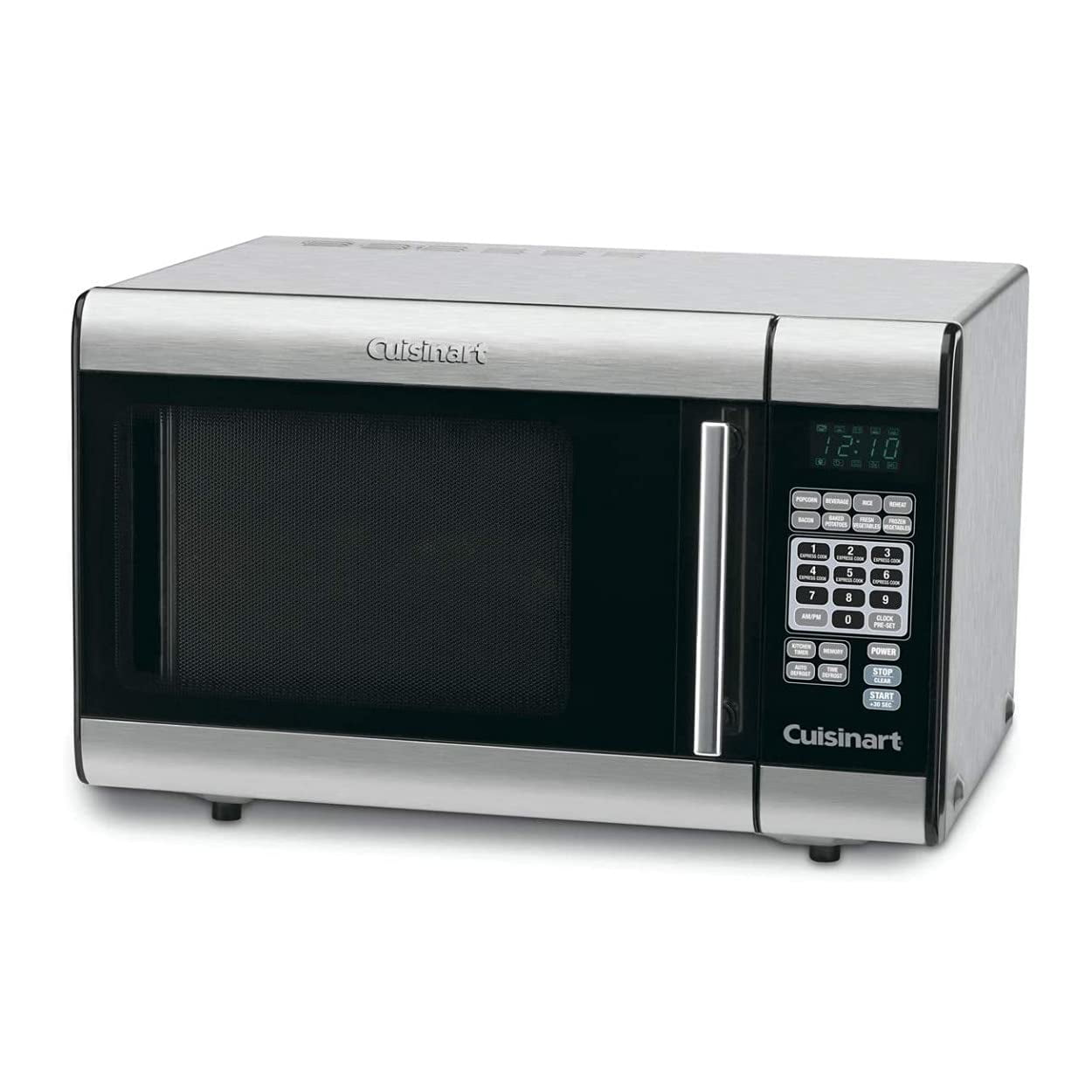 CMW-100 1-Cubic-Foot Stainless Steel Microwave Oven, Brushed Chrome ...
