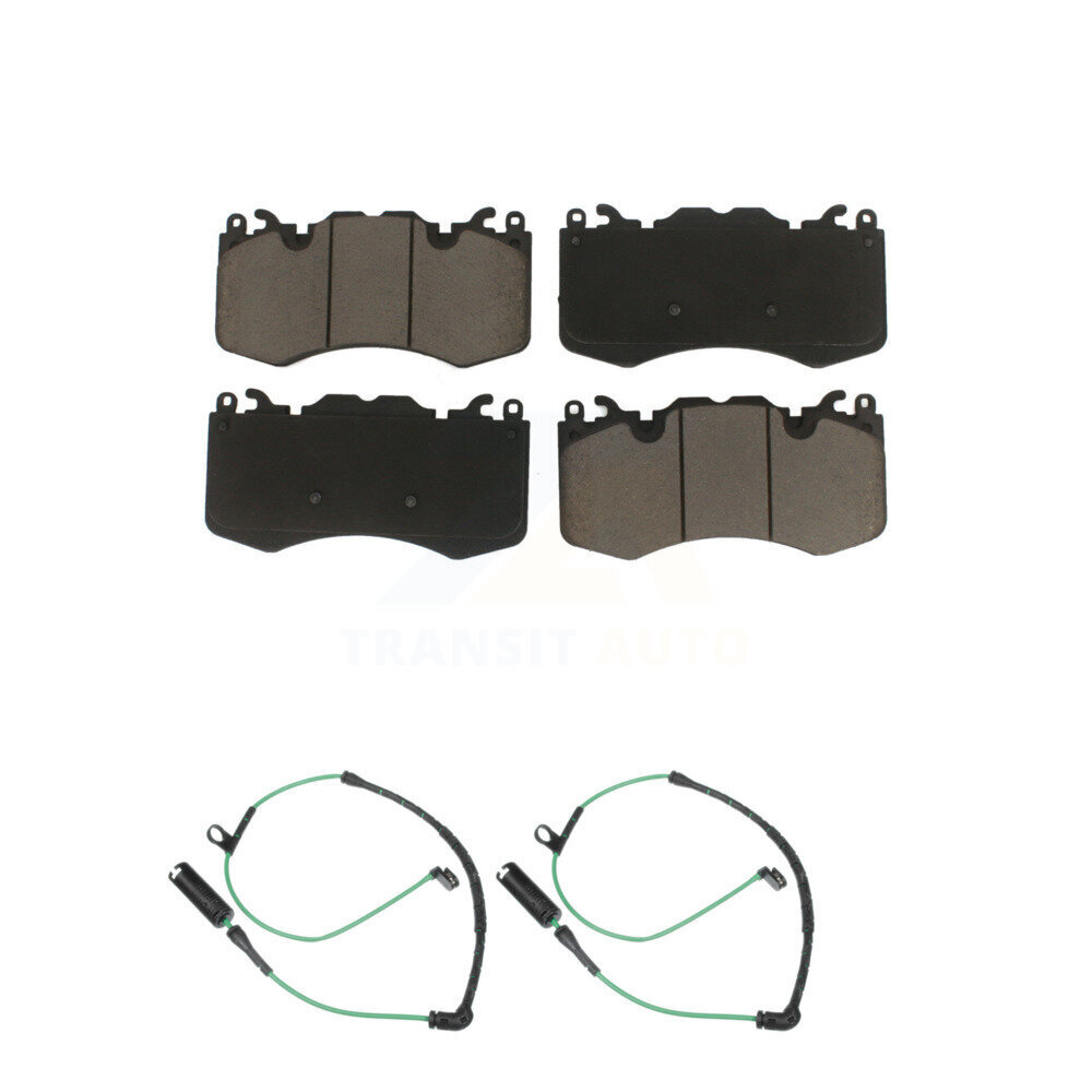 CMX Front Ceramic Disc Brake Pads and Wear Sensor Pairs Kit for Car ...