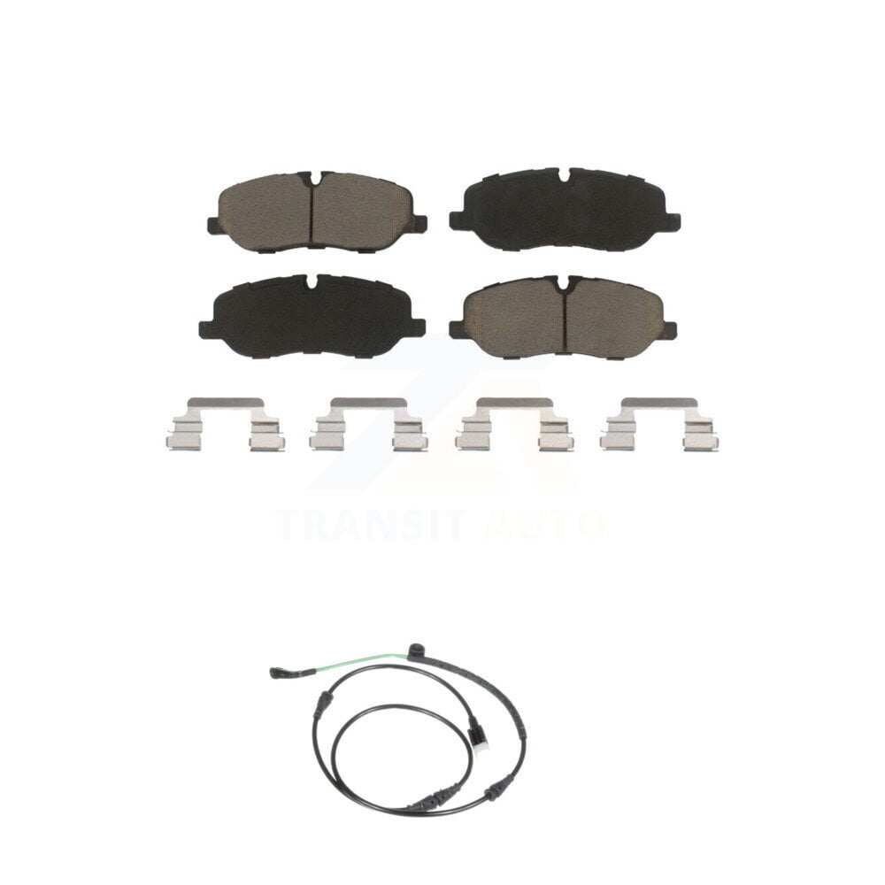 CMX Front Ceramic Disc Brake Pads and Wear Sensors Kit for Car 2006 ...