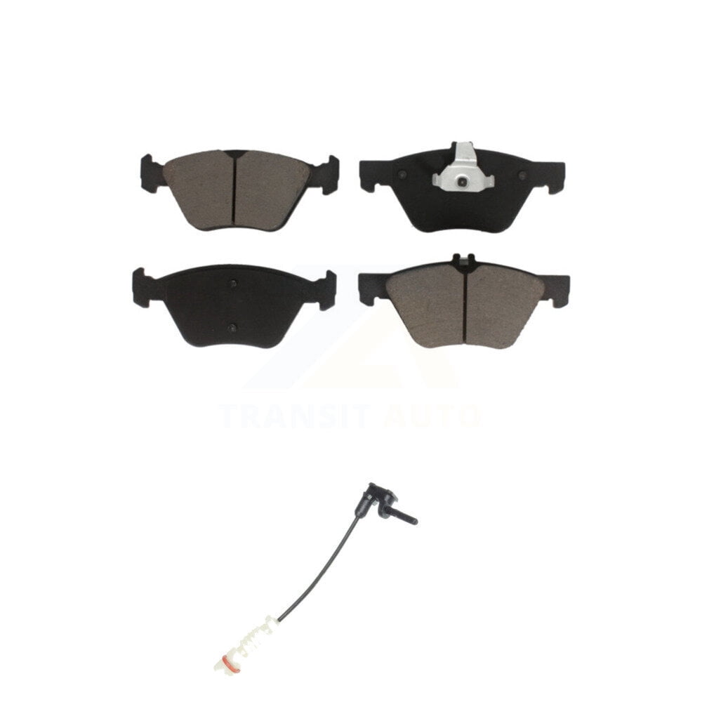 CMX Front Ceramic Disc Brake Pads and Wear Sensors Kit for Car Mercedes ...
