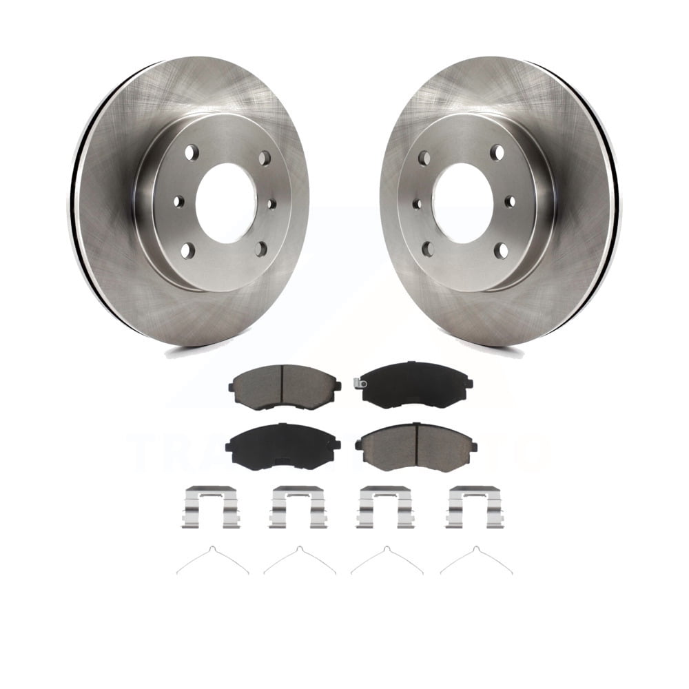 CMX Front Disc Brake Rotors and Ceramic Pads Kit for Car INFINITI G20 ...