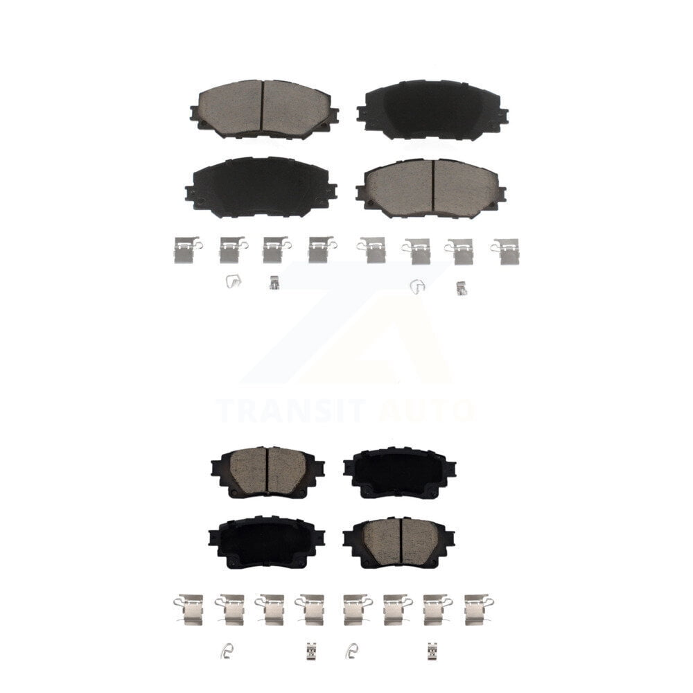 Free Shipping! CMX Front Rear Ceramic Brake Pads Kit for 2019 Toyota ...