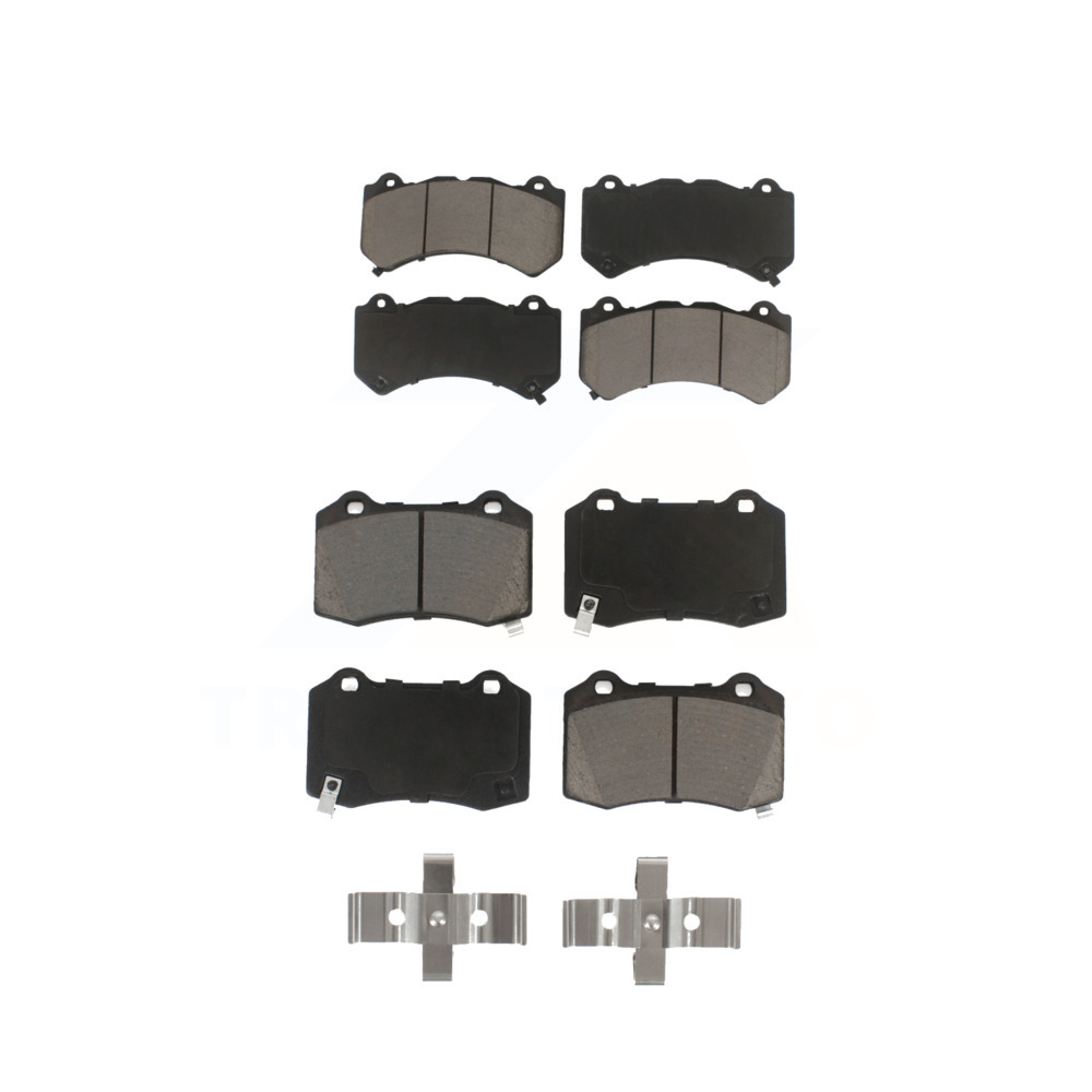 CMX Front Rear Ceramic Brake Pads Kit for Car Jeep Grand Cherokee Dodge ...