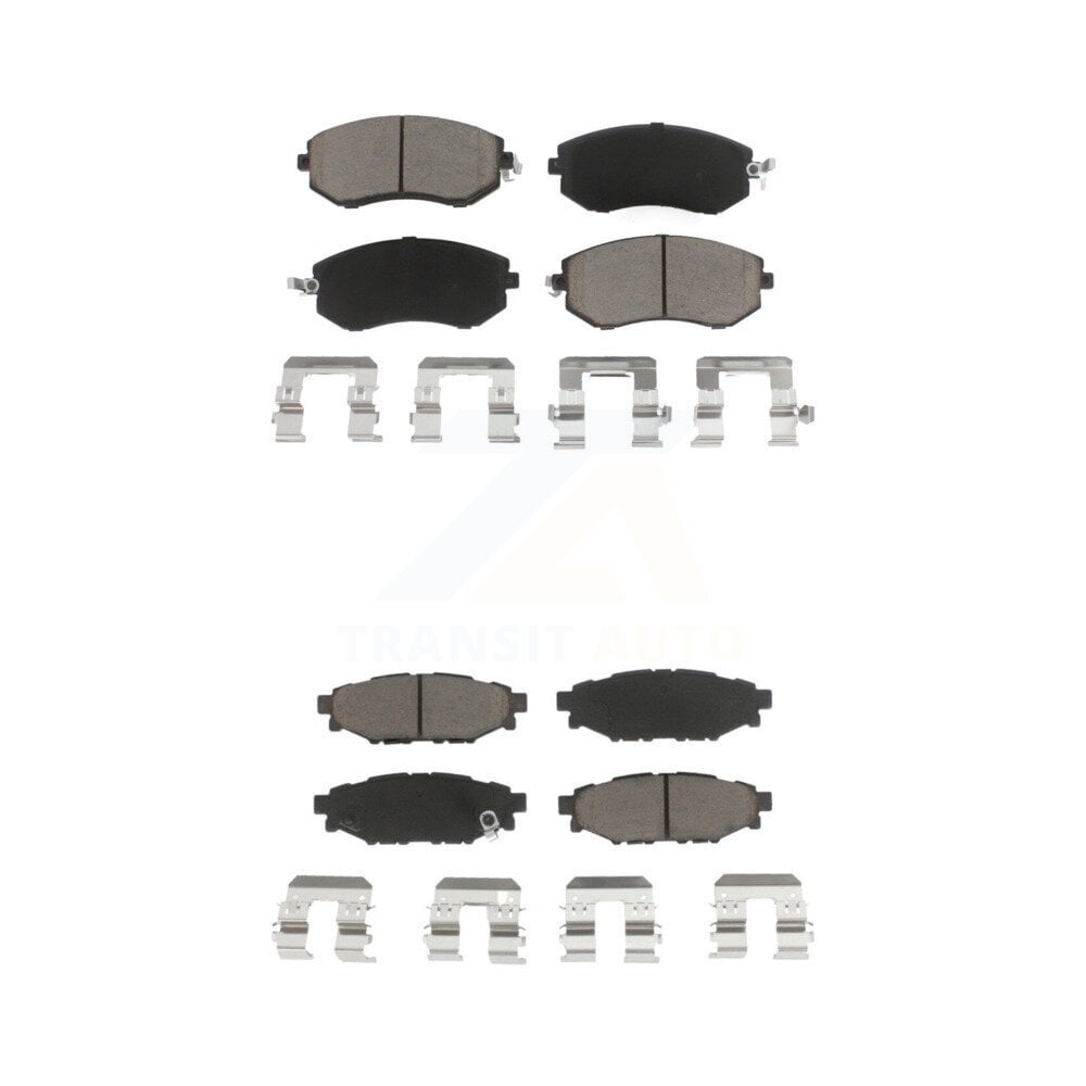 CMX Front Rear Ceramic Brake Pads Kit for Car Subaru Forester Impreza ...
