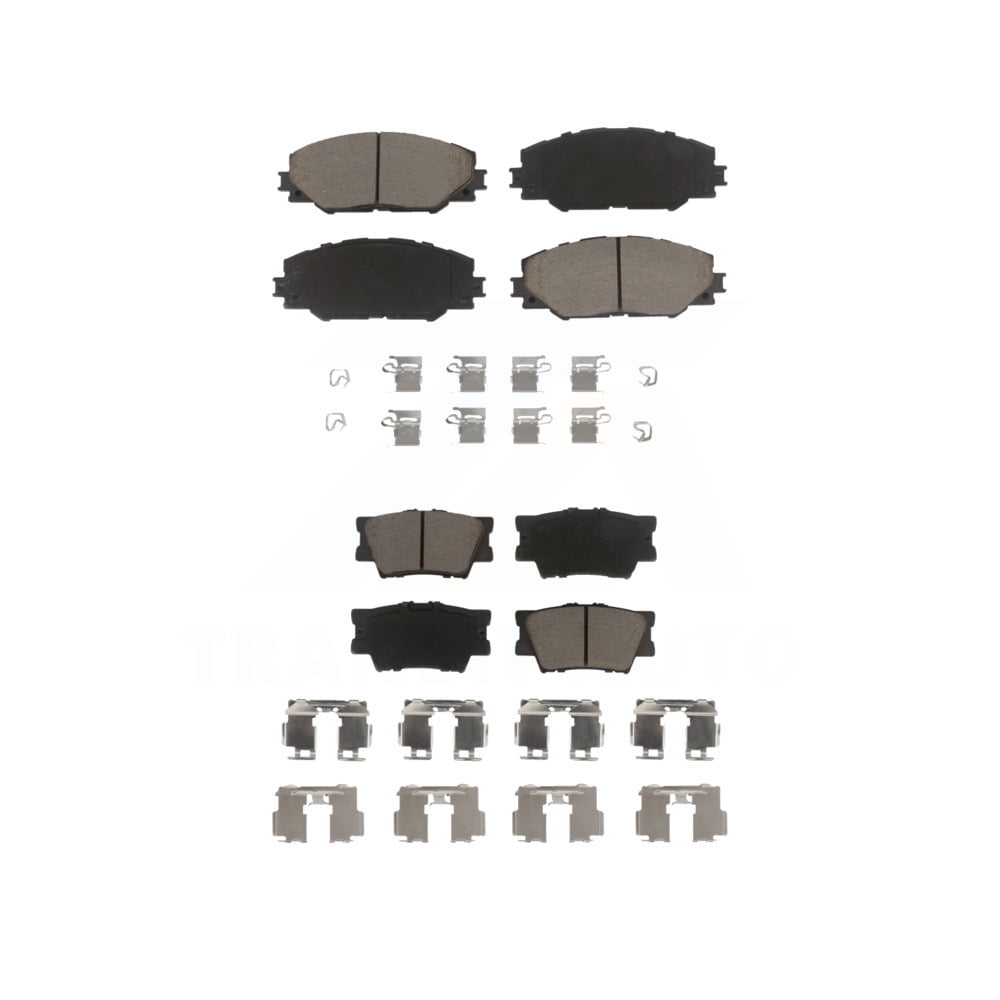 CMX Front Rear Ceramic Brake Pads Kit for Toyota RAV4 Matrix Pontiac ...