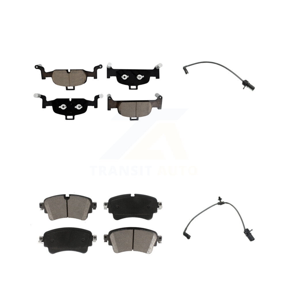 Free Shipping! CMX Front Rear Ceramic Brake Pads Kit with Sensors for ...