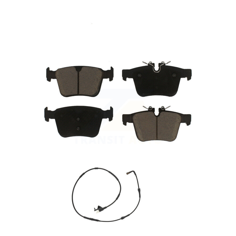 CMX Rear Ceramic Disc Brake Pads and Wear Sensors Kit for Car Jaguar F ...